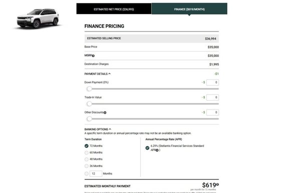 2026 Jeep Cherokee Financing Deal Is Pretty Awful - CarsDirect
