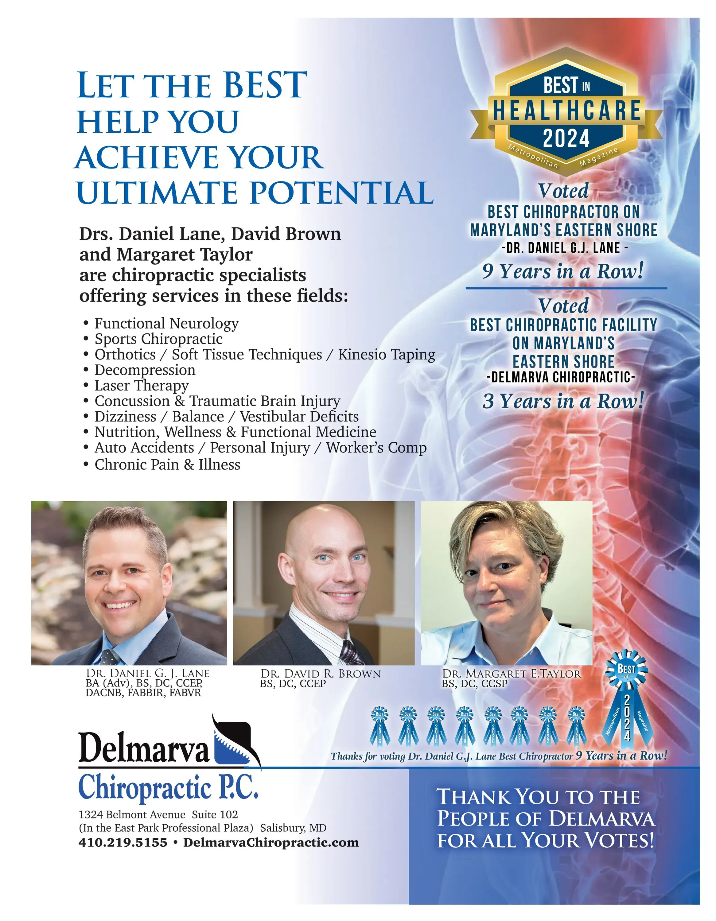 Chiropractor in Salisbury, MD | Delmarva Chiropractic P.C.